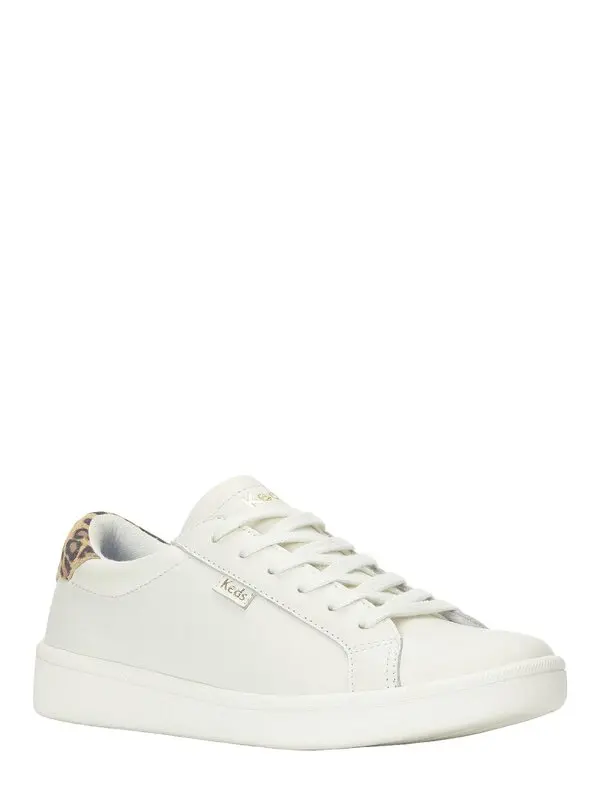 Keds® Ace Ii Leather Sneaker - White/tan