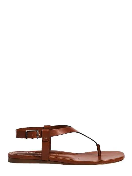 Marion Parke Solana Thong Sandal - Chestnut
