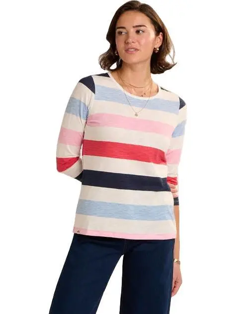 BRAKEBURN Striped 3/4 Sleeve T-shirt - Multi