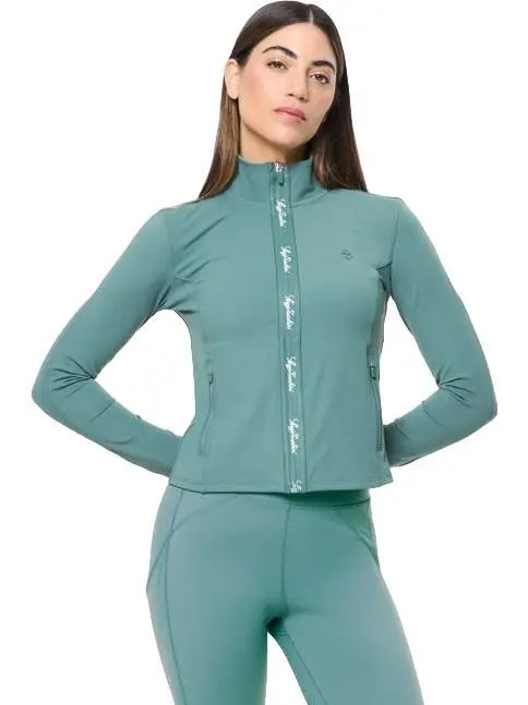 SERGIO TACCHINI Delfina Contour Track Jacket - Duck Green