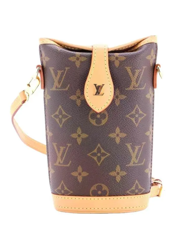 LOUIS VUITTON Fold Me Pouch Monogram Canvas Crossbody Bag - Brown