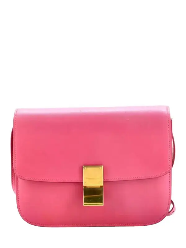 Celine Classic Box Bag Smooth Leather Medium - Pink