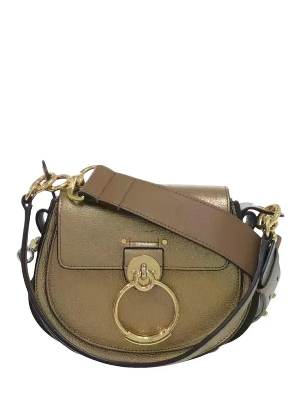 Chloé 2019 Small Leather Tess Satchel - Gold