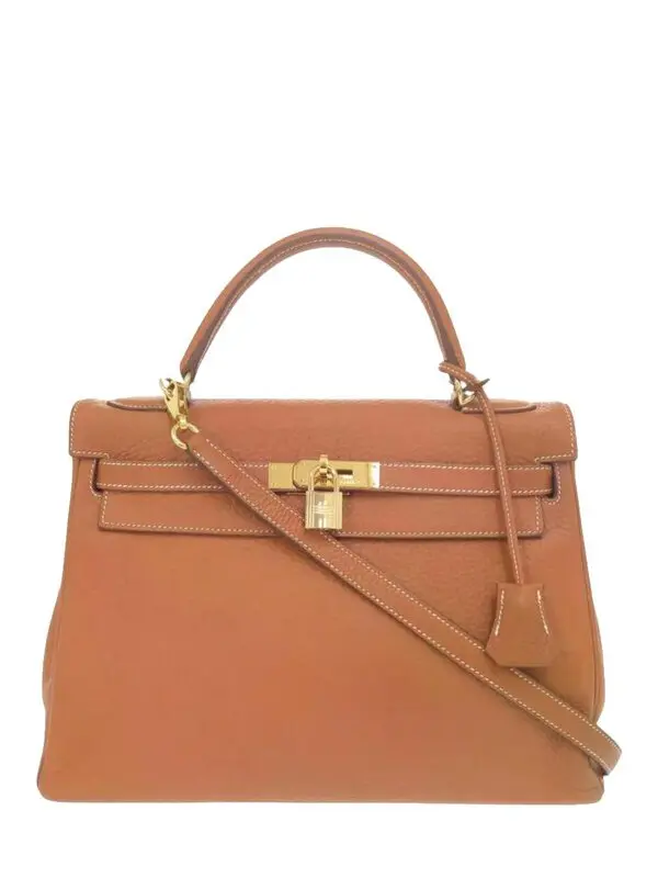 Hermès 2004 Fjord Kelly Ii Retourne 32 Satchel - Brown