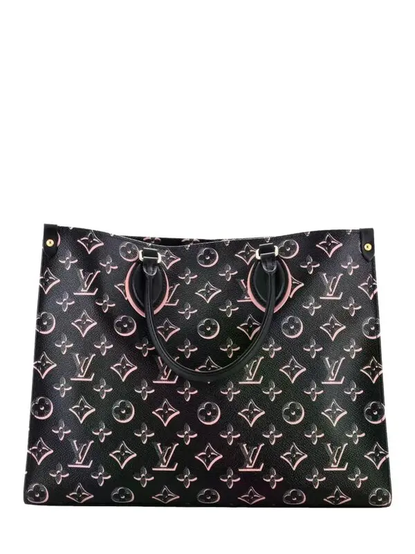 LOUIS VUITTON Onthego Monogram Canvas Mm Tote Bag - Black