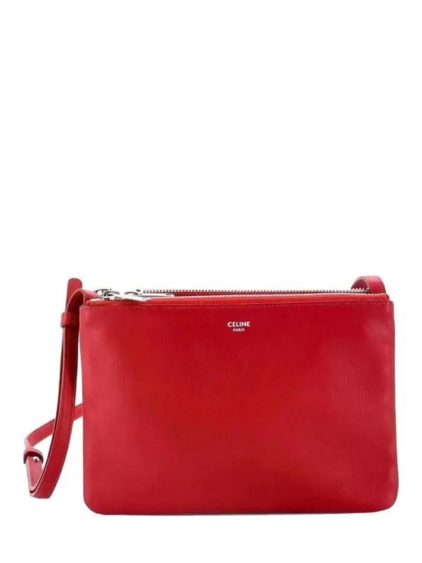 Celine Trio Small Crossbody Bag - Red