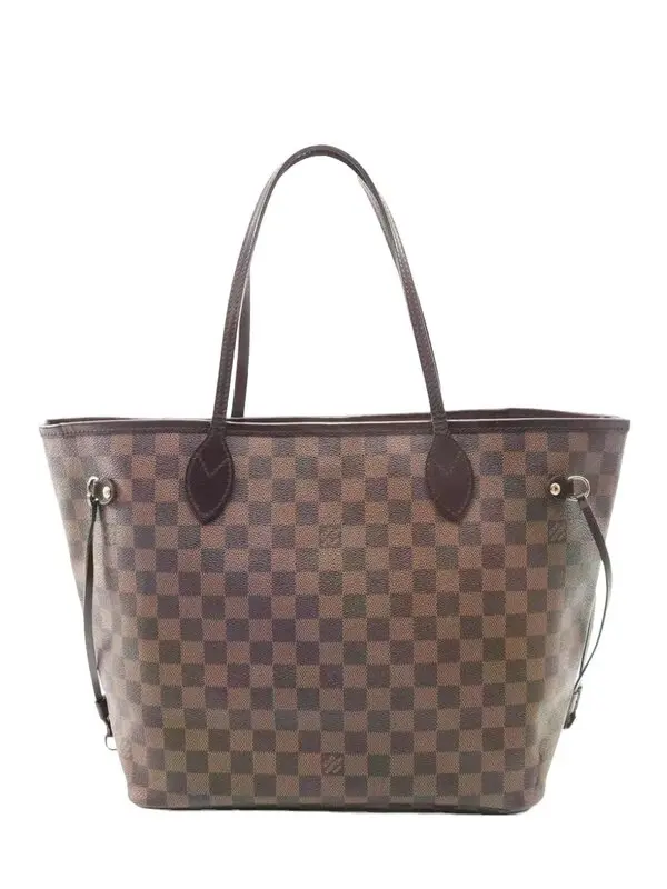 LOUIS VUITTON 2012 Damier Ebene Neverfull Mm Tote Bag - Brown