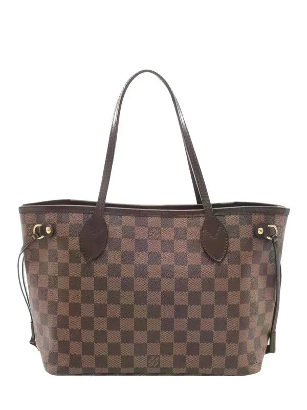 LOUIS VUITTON 2013 Damier Ebene Neverfull Pm Tote Bag - Brown