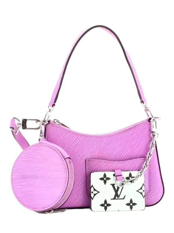LOUIS VUITTON Marellini Handbag Epi Leather - Purple
