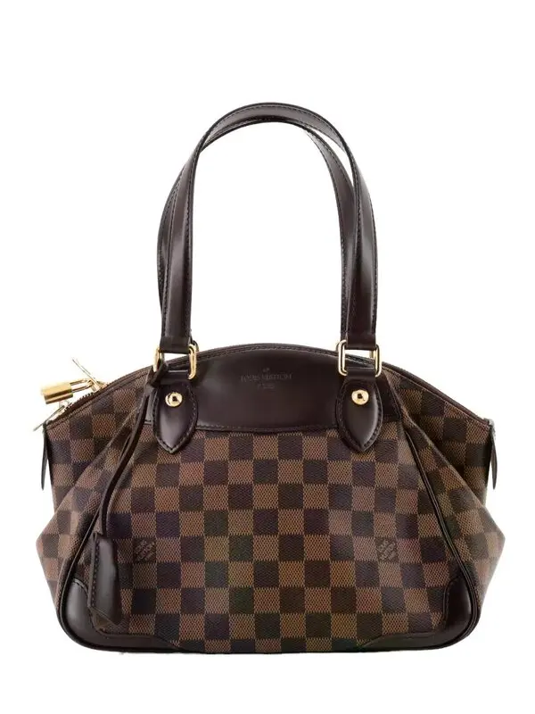 LOUIS VUITTON Verona Handbag Damier Pm - Brown