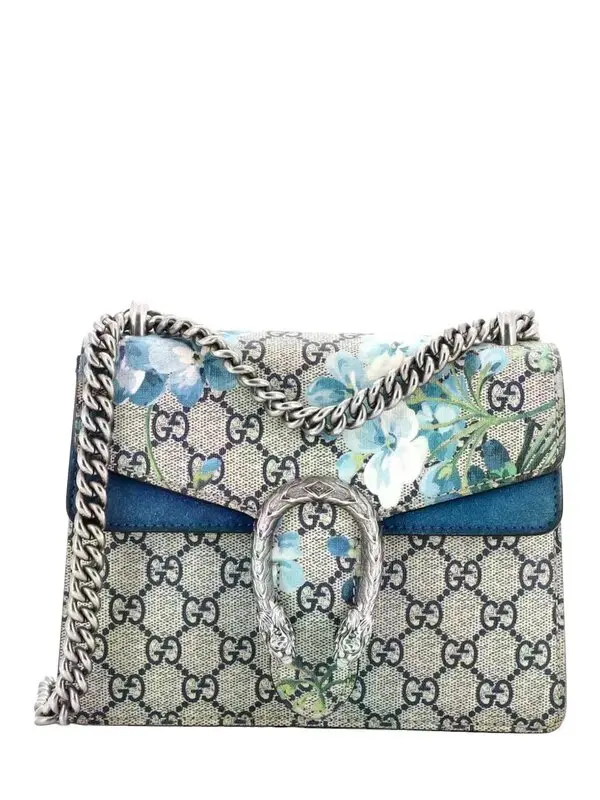 Gucci Dionysus Blooms Print Gg Coated Canvas Mini Shoulder Bag - Brown