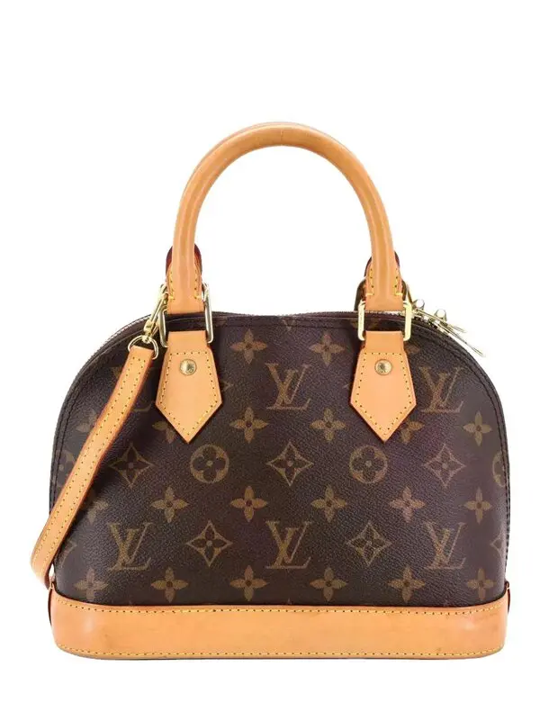 LOUIS VUITTON Alma Handbag Monogram Canvas Bb Crossbody Bag - Brown