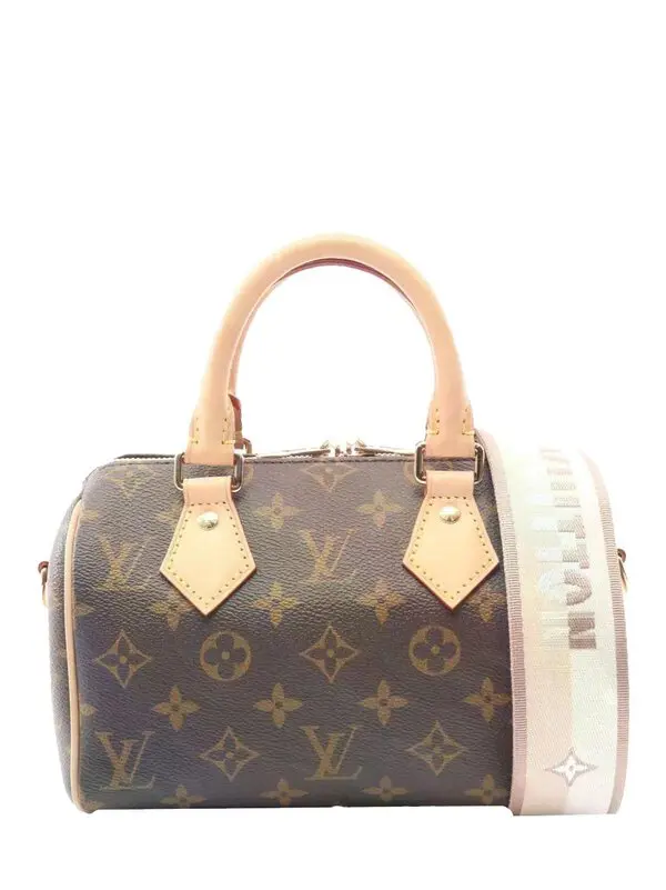 LOUIS VUITTON 2021-2026 Monogram Speedy Bandouliere 20 Satchel - Brown