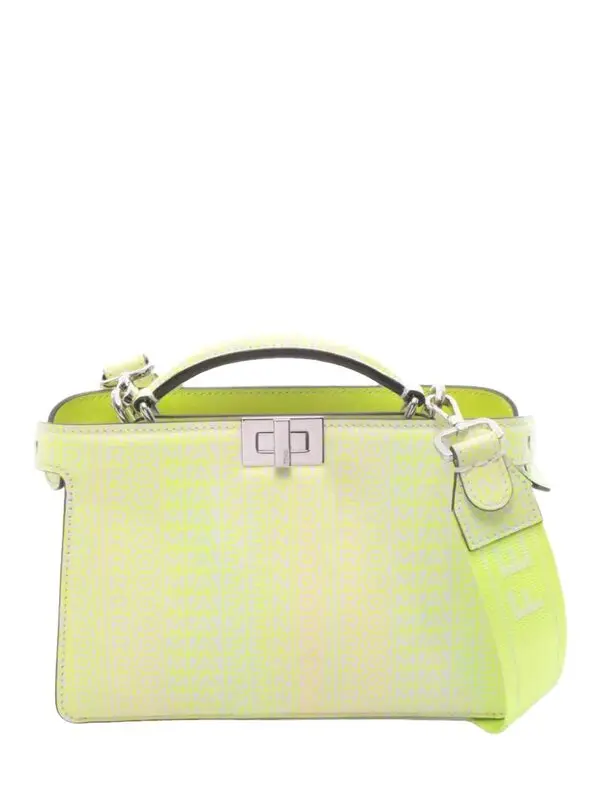 Fendi 2010-2026 X Marc Jacobs Leather Peekaboo Iseeu Xcross Satchel - Yellow