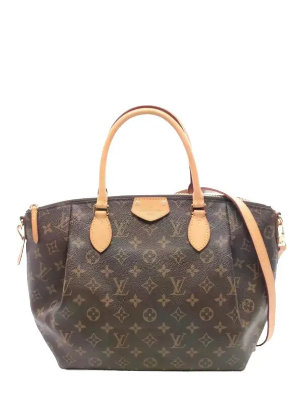 LOUIS VUITTON 2017 Monogram Turenne Mm Satchel - Brown