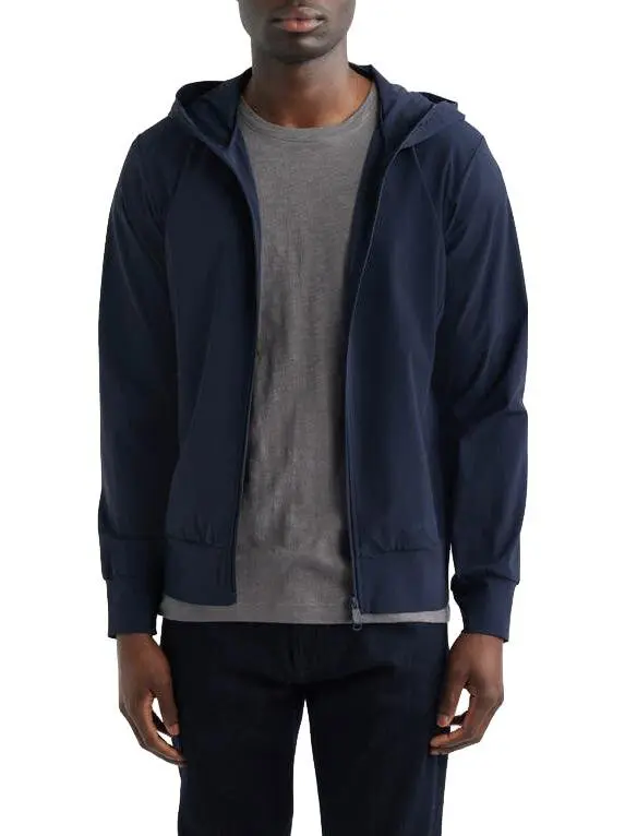 SAVE THE DUCK Zip Hoodie - Navy Blue