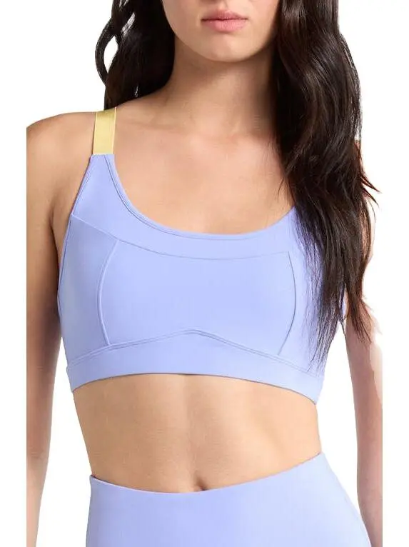 MPG Cloud Contrast Sports Bra - Jacaranda