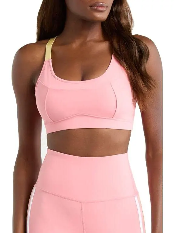 MPG Cloud Contrast Sports Bra - Strawberry Ice