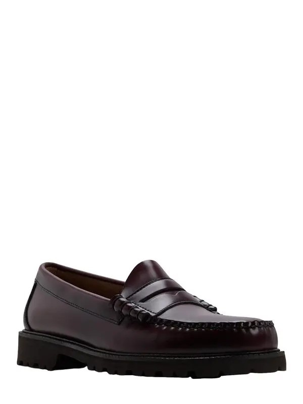 G.H.BASS Layton Leather Penny Loafer - Wine