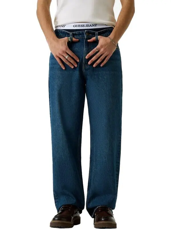 Guess G18 Relaxed Straight Leg Jeans - Blue