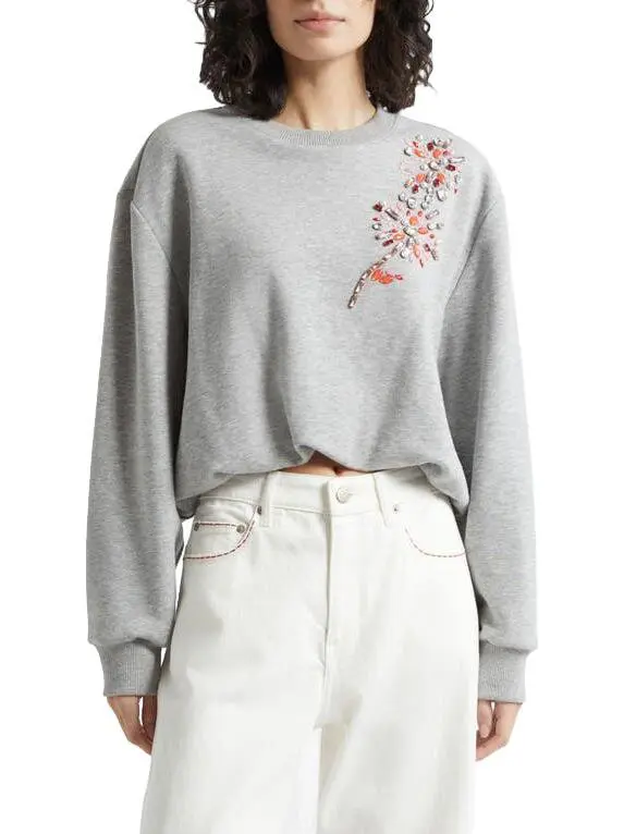 Cinq À Sept Twilight Spark Davini Sweatshirt - Heather Grey