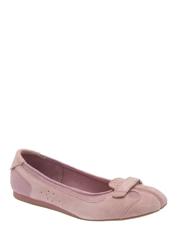 Jeffrey Campbell Faylen Ballet Flat - Lilac Suede Combo