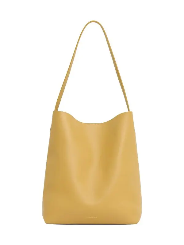 MANSUR GAVRIEL Everyday Cabas Leather Tote - Paglia