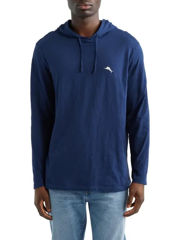 Tommy Bahama Shady Haven Luxe Hoodie - Island Navy
