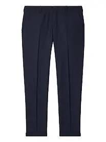 Paul Smith Slim-fit Merino Wool Trousers - Blue