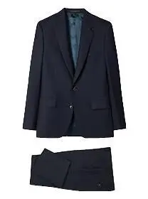 Paul Smith The Mayfair Navy Wool 'a Suit To Travel - Blue