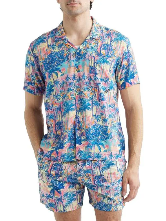 BOARDIES Havana Print Camp Shirt - Multi