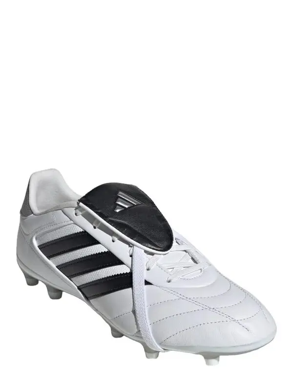 Adidas Firm Ground Boots - Cloud White / Core Black / Silver Metallic