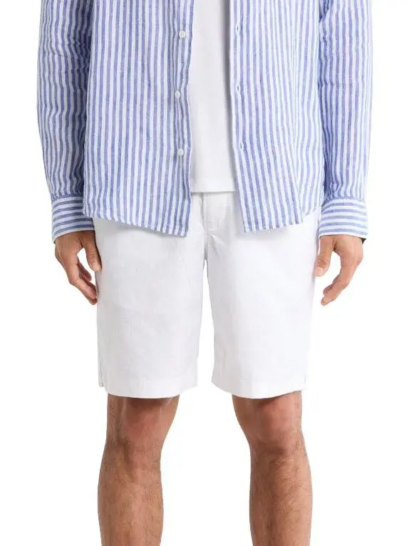 Tommy Bahama Linen Blend Riviera Shorts - White