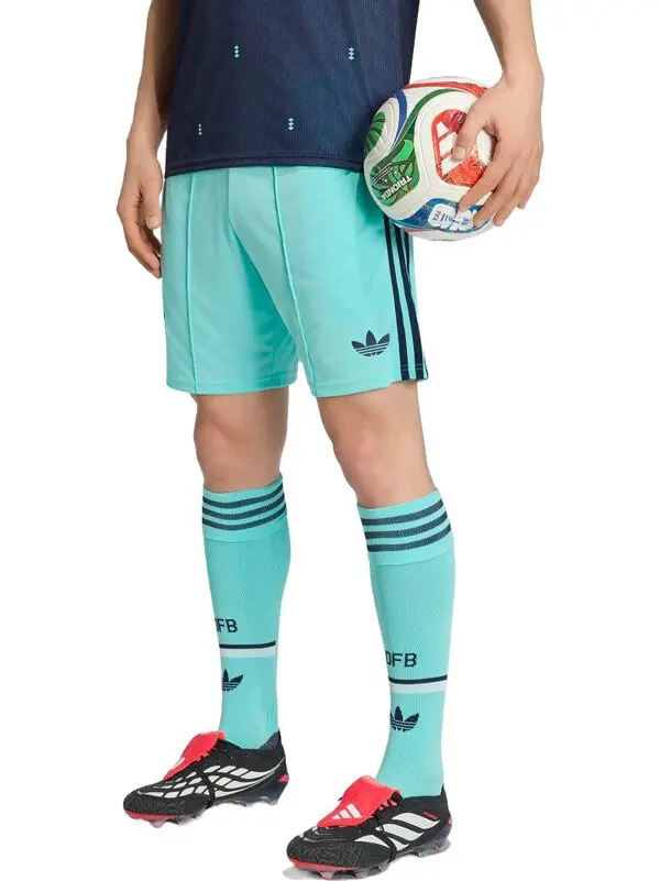 Adidas Germany 26 Away Shorts - Flash Aqua