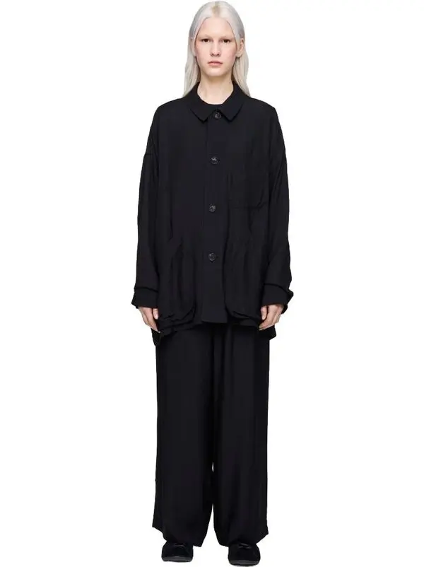 Adidas Y-3 Ut Wide Leg Pants - Black
