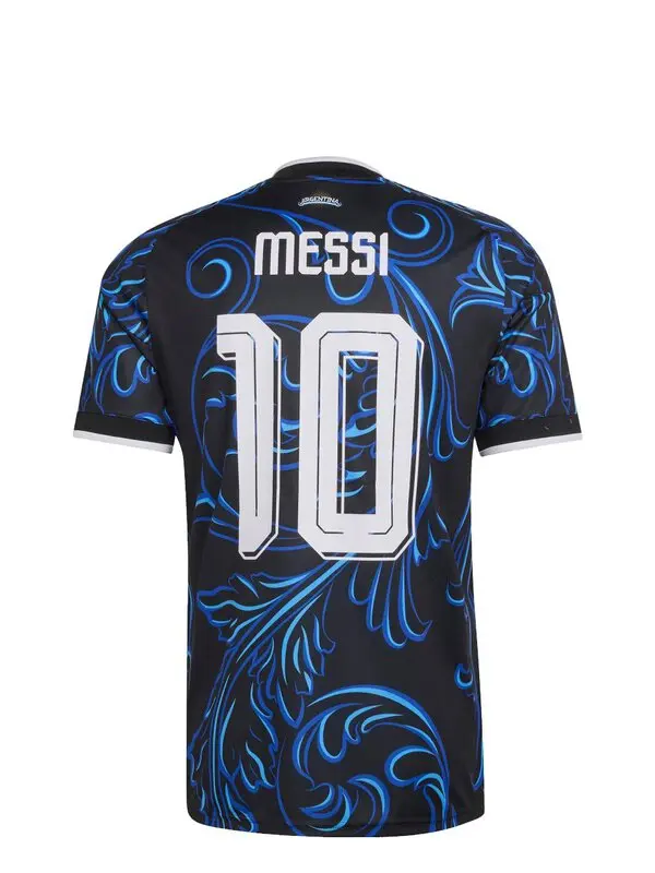 Adidas Argentina 26 Away Messi Jersey - Black / Lucid Blue / Blue Burst