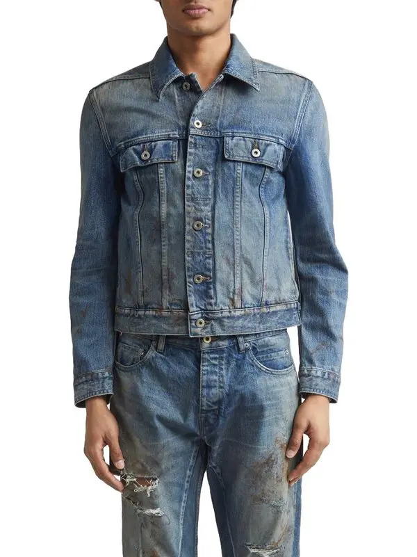 Rick Owens Denim Trucker Jacket - Vintage Wash
