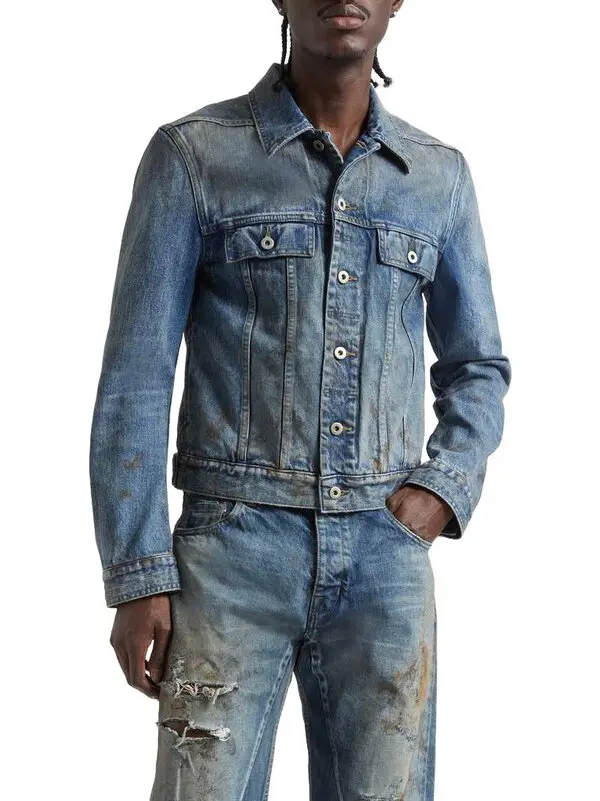 Rick Owens Denim Trucker Jacket - Vintage Wash