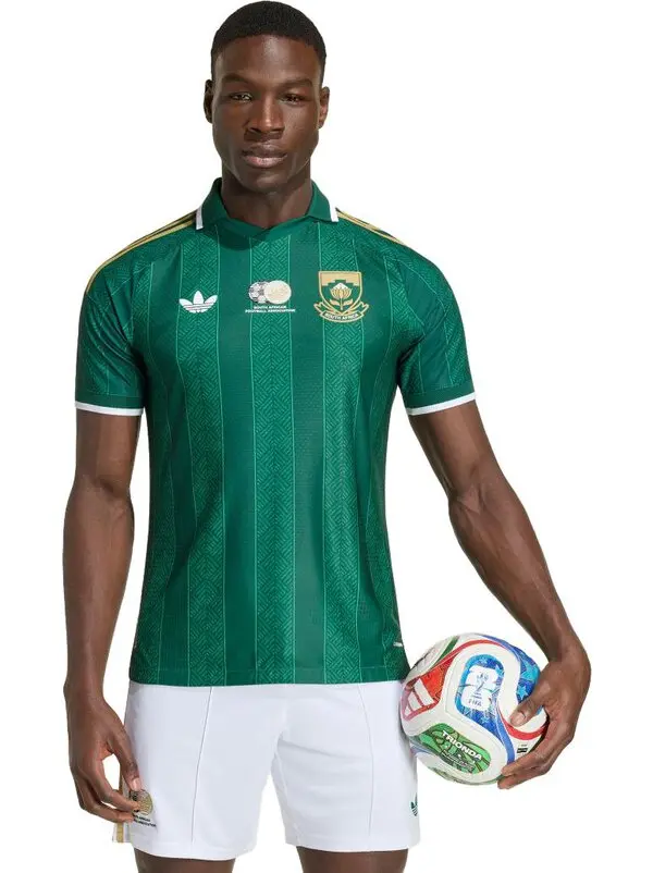 Adidas South Africa 26 Away Authentic Jersey Team Dark Green - Team Dark Green / Team Green