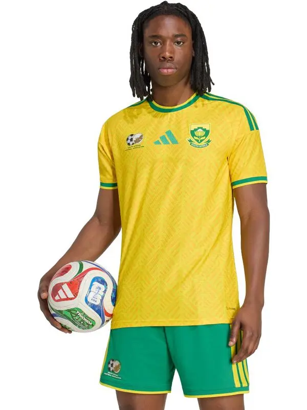 Adidas South Africa 26 Home Authentic Jersey - Team Yellow