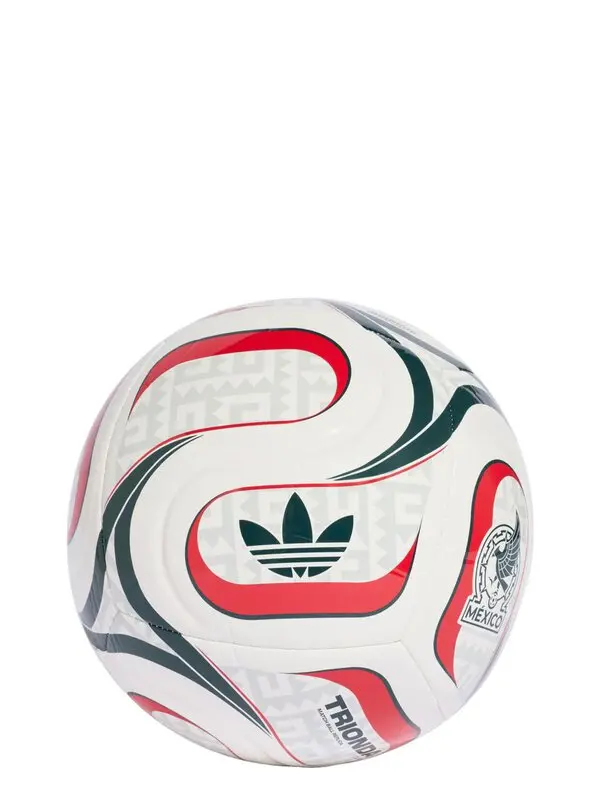 Adidas Trionda Mexico Away Club Ball - White / Aurora Ivy / Better Scarlet