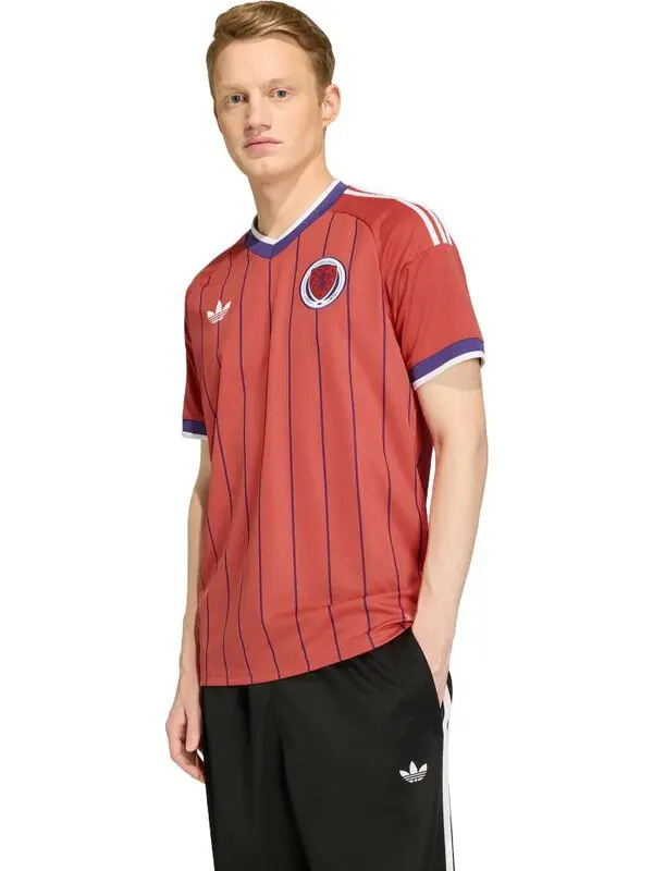 Adidas Scotland 26 Away Jersey Red - Trace Scarlet