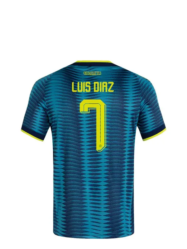 Adidas Colombia 26 Away Diaz Jersey - Team Navy Blue 2 / Mystery Petrol / Soccr-cl6-s2d