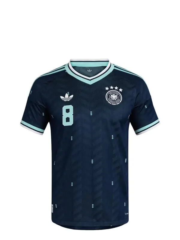 Adidas Germany 26 Away Authentic Goretzka Jersey - Collegiate Navy / Soccr-ger-syt