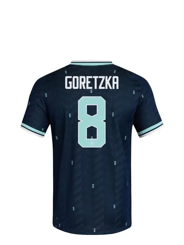Adidas Germany 26 Away Authentic Goretzka Jersey - Collegiate Navy / Soccr-ger-syt