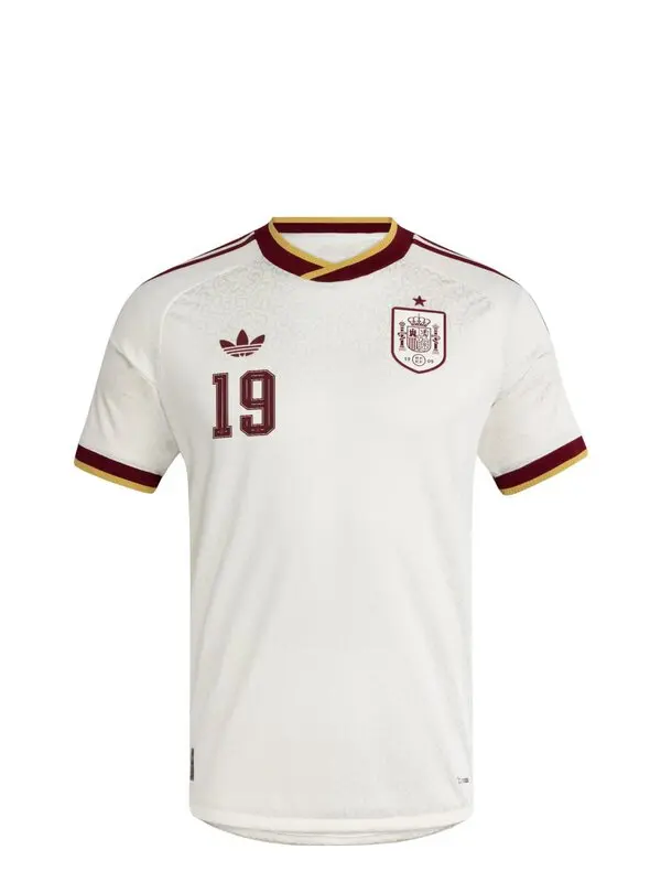 Adidas Spain 26 Away Authentic Yamal Jersey - Off White / Soccr-seu-snj