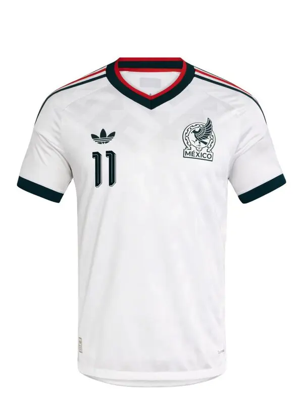 Adidas Mexico 26 Away Authentic Gimenez Jersey White - White / Soccr-mxs-sxh