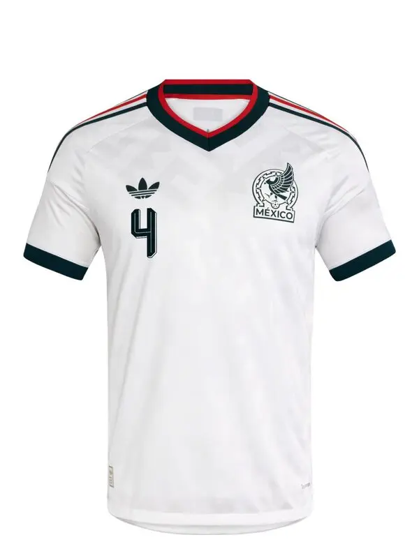 Adidas Mexico 26 Away Authentic Alvarez Jersey White - White / Soccr-mxs-sxa