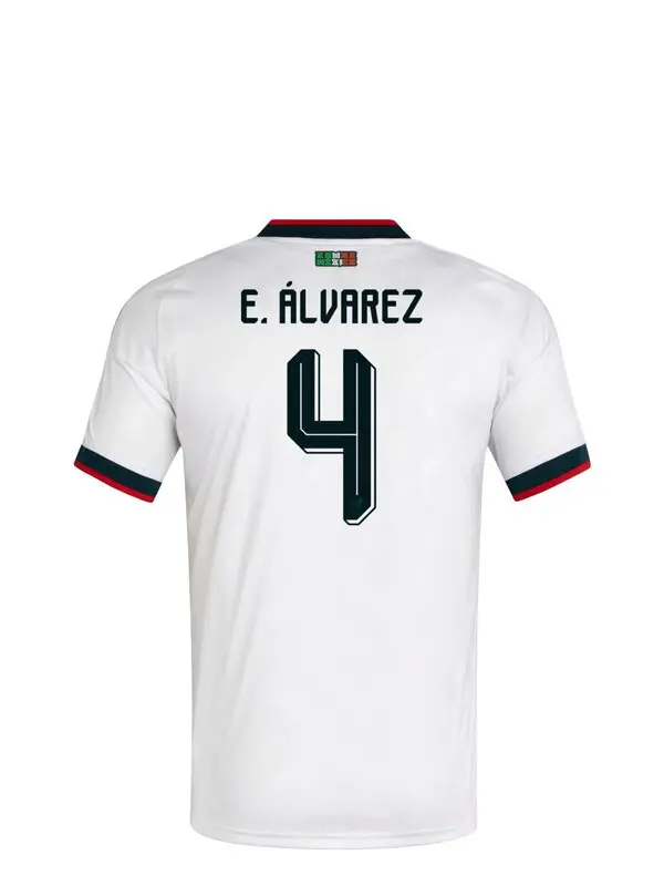 Adidas Mexico 26 Away Alvarez Jersey - White / Soccr-mxs-sxa
