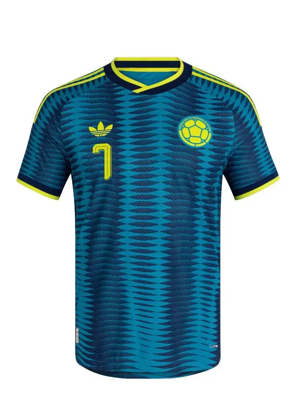 Adidas Colombia 26 Away Authentic Diaz Jersey Mystery Petrol - Mystery Petrol / Team Navy / Soccr-cl6-s2d